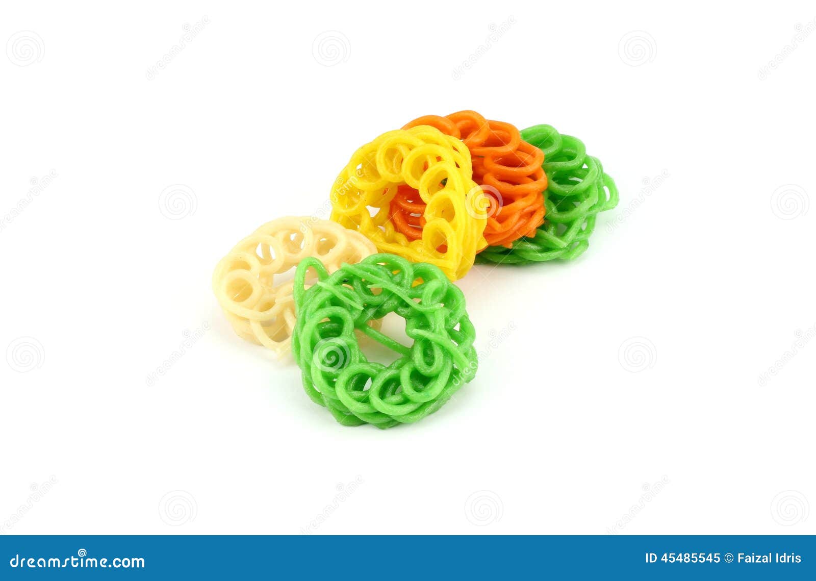 Indonesian Raw Tapioca Crackers Stock Image - Image of krupuk, white ...