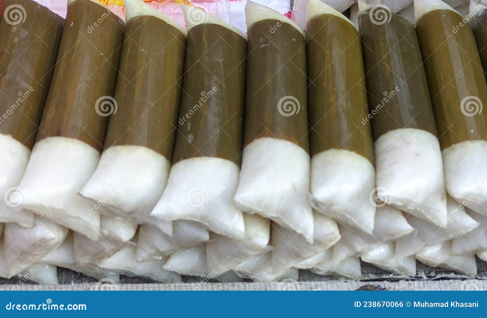 Indonesian Rice Cake Called "Lontong" Stock Photo - Image of asia, rice ...