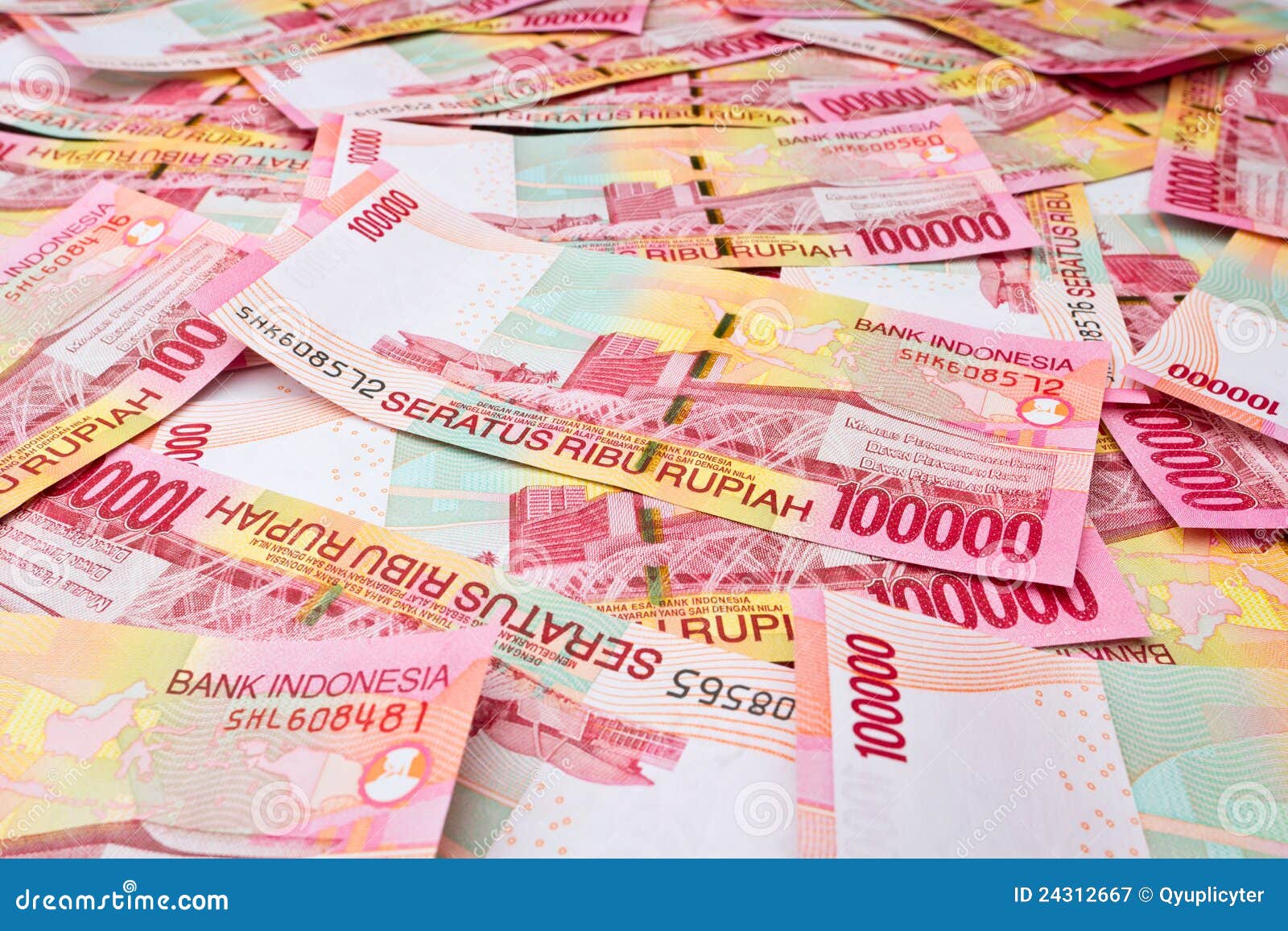 Indonesian Rupiah stock image. Image of wealth, close - 24312667