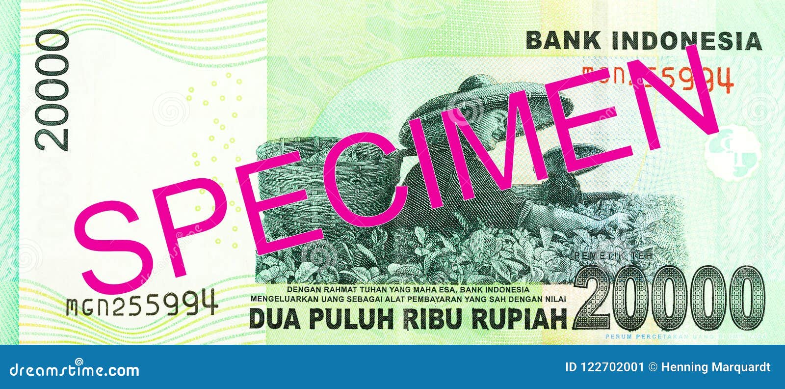 20000 IDR, Indonesian Rupiah Money Concept, Men Holding Money On Money ...