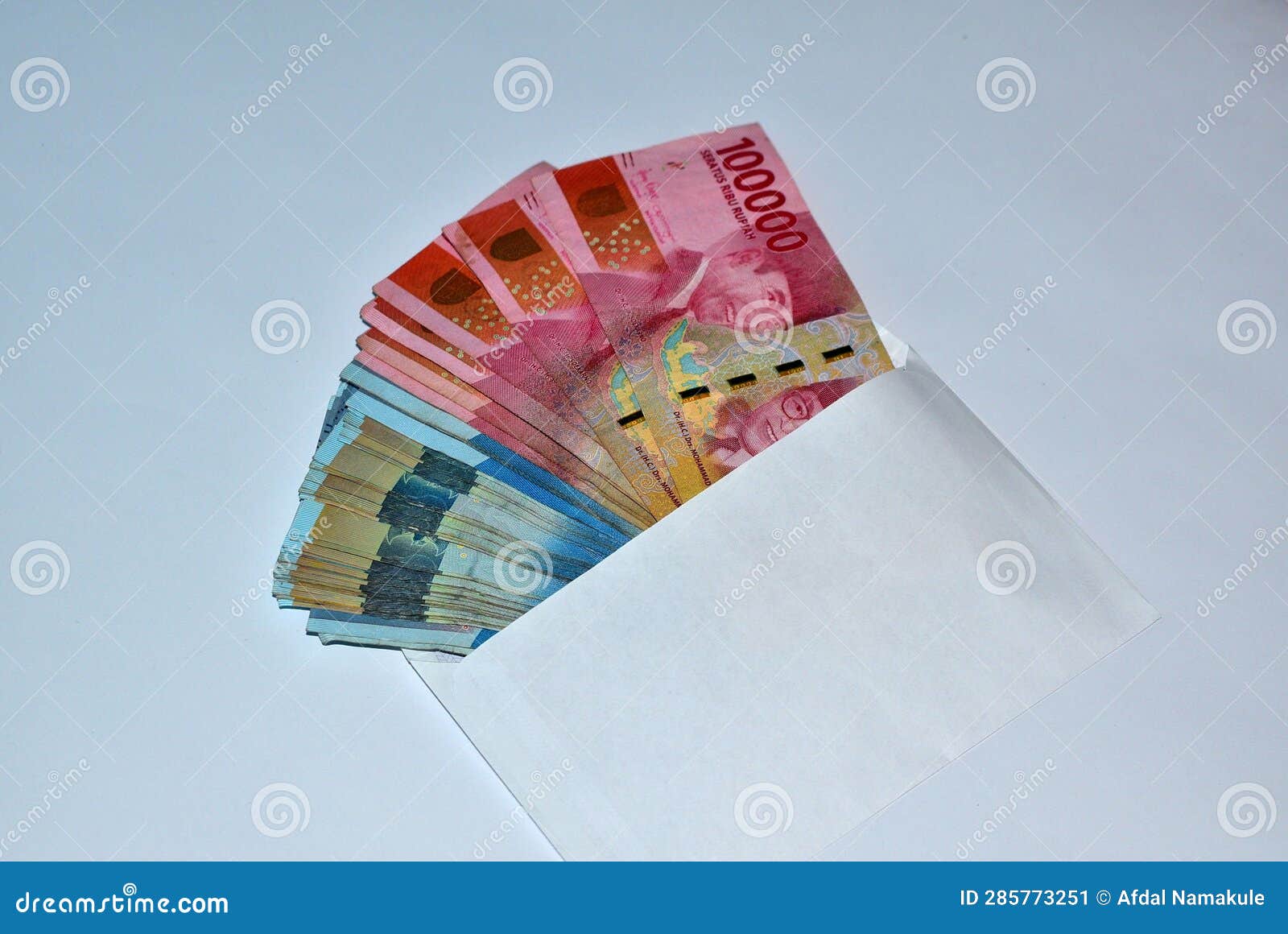 Indonesian Rupiah Banknotes in the 100,000 and 50,000 Denominations ...