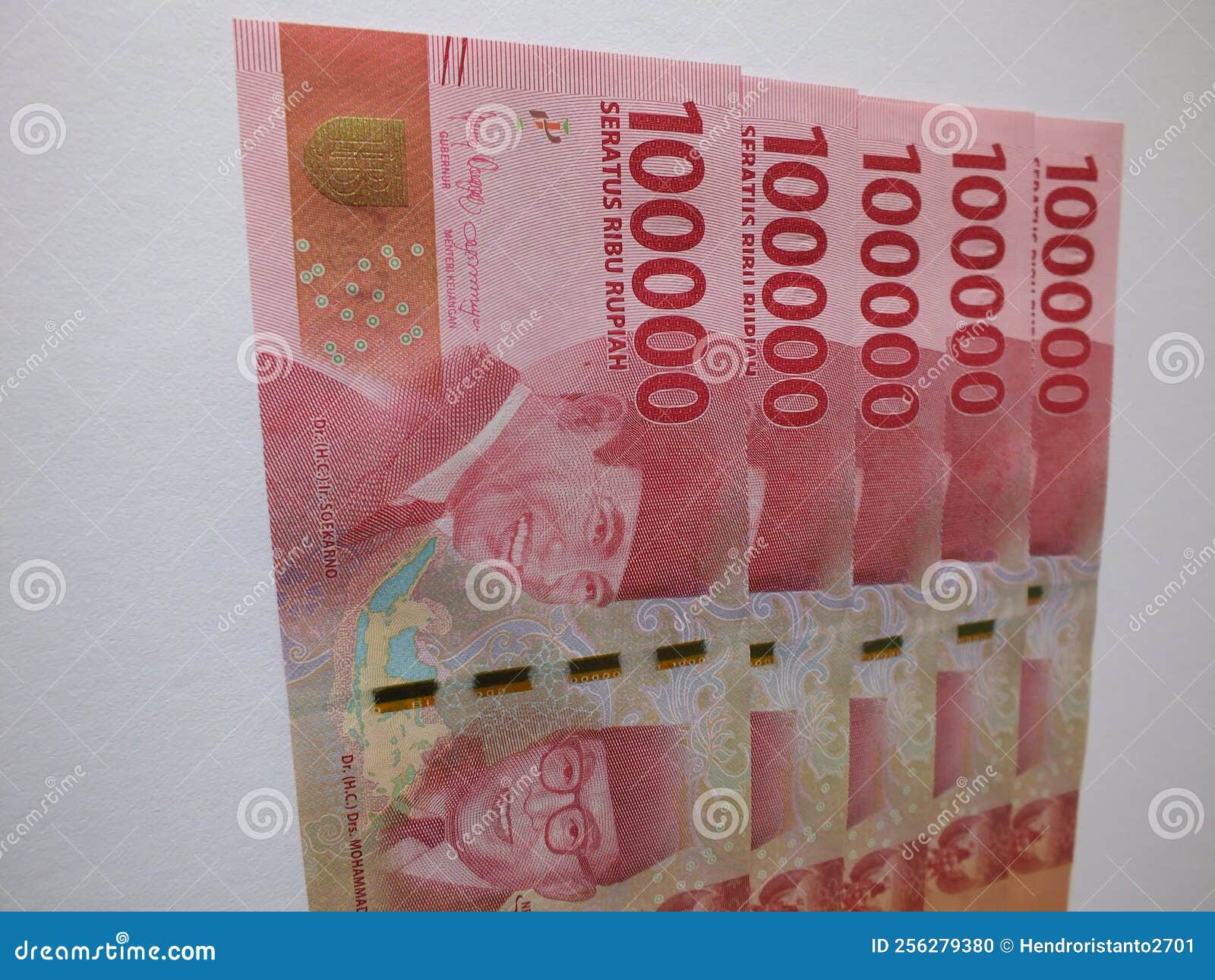 Indonesian Rupiah Banknotes Series With The Value Of One Hundred ...