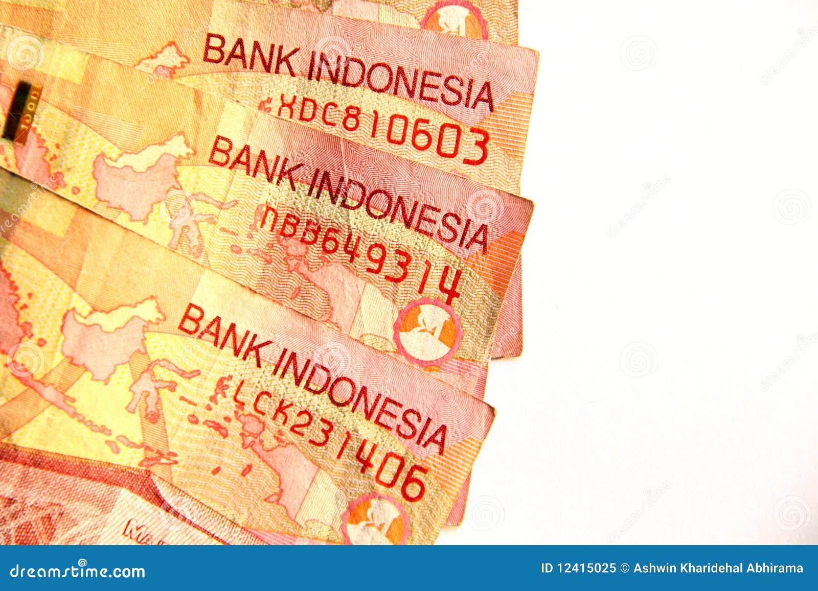 Indonesian Rupiah Close Up. Stock Image - Image of cash, finance: 12415025