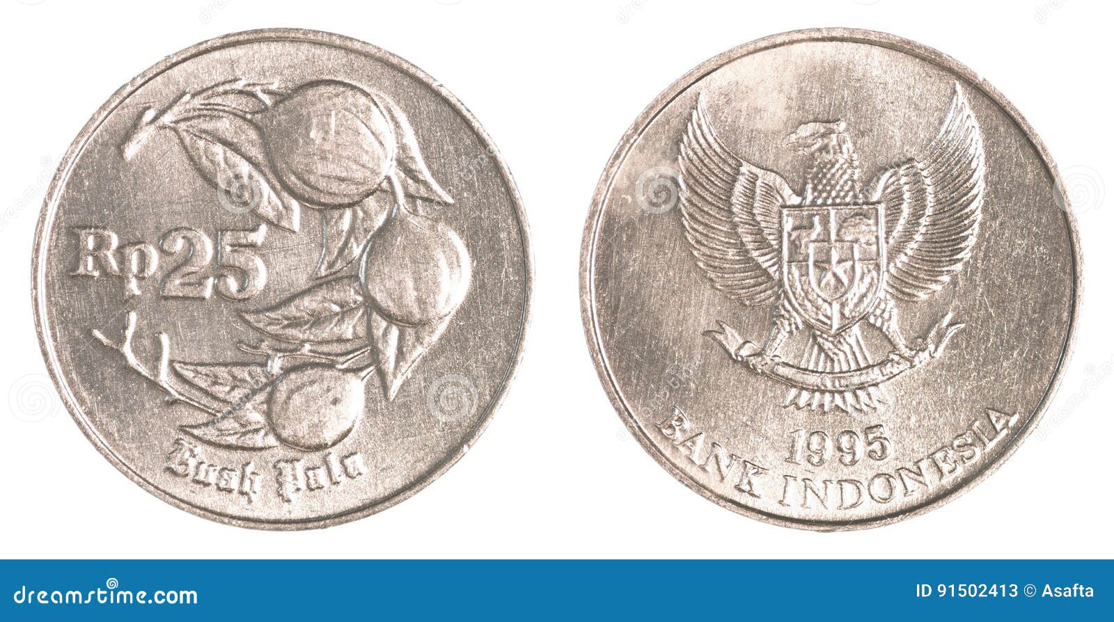 25 Indonesian rupiah coin stock image. Image of indonesia - 91502413