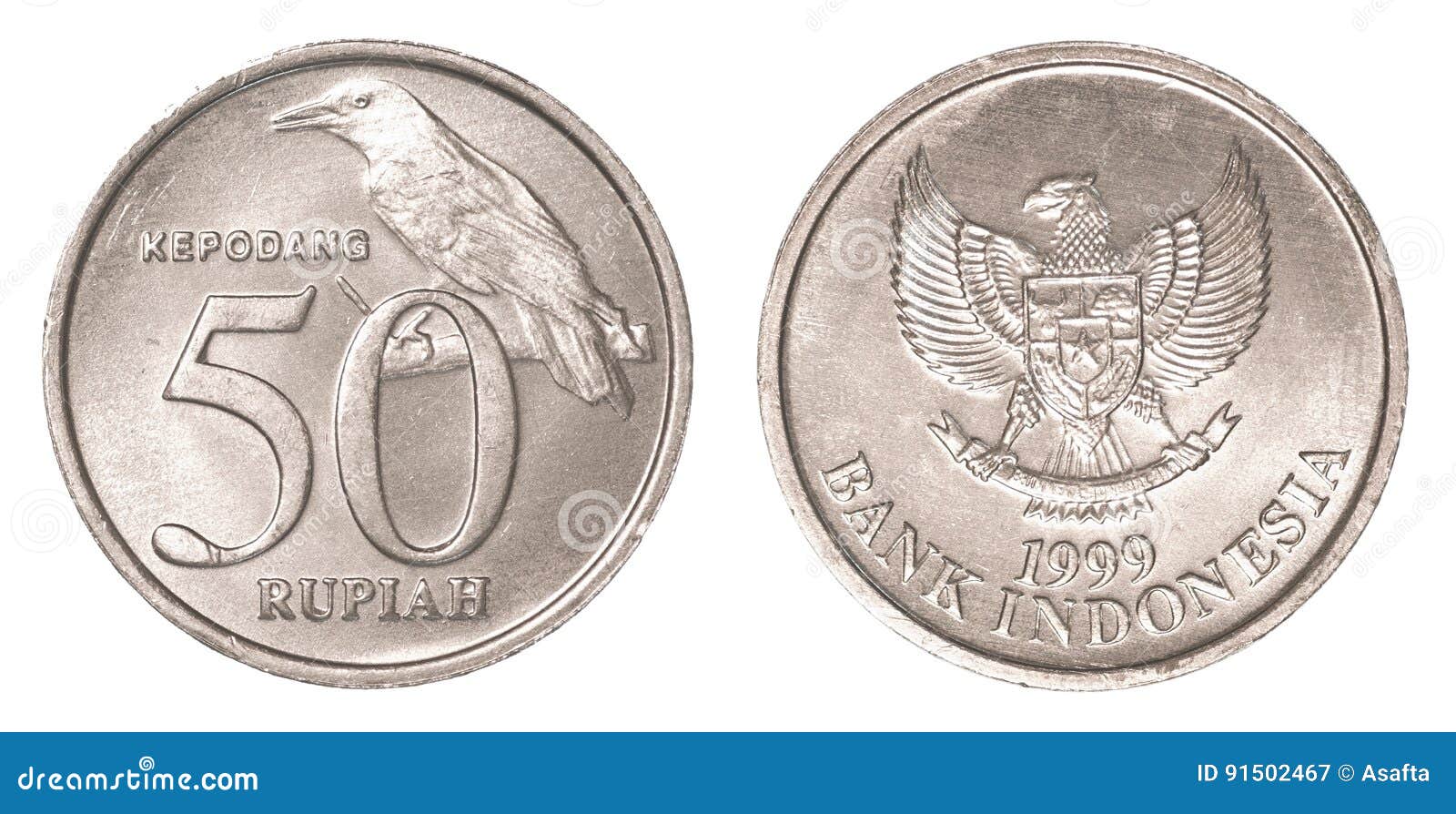 50 Indonesian rupiah coin stock image. Image of change - 91502467