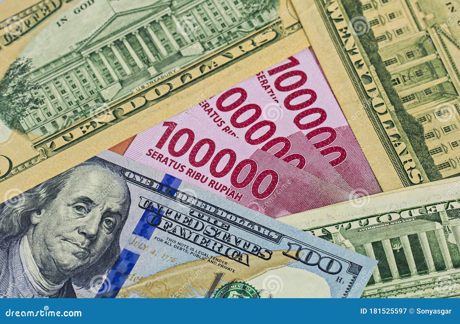 Indonesian Rupiah and US Dollar. the Indonesian Rupiah is Under ...