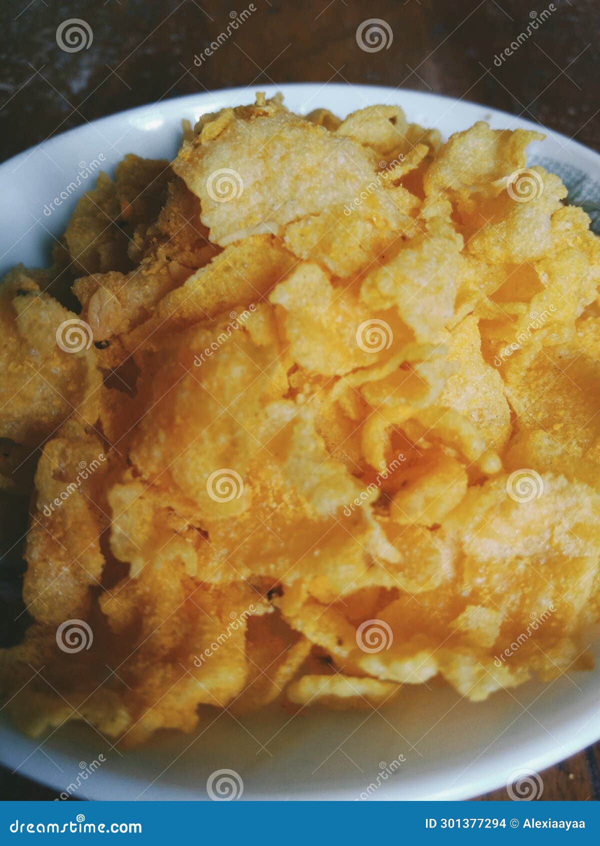 Indonesian Snack Corn Chips. Stock Photo - Image of chips, fish: 301377294