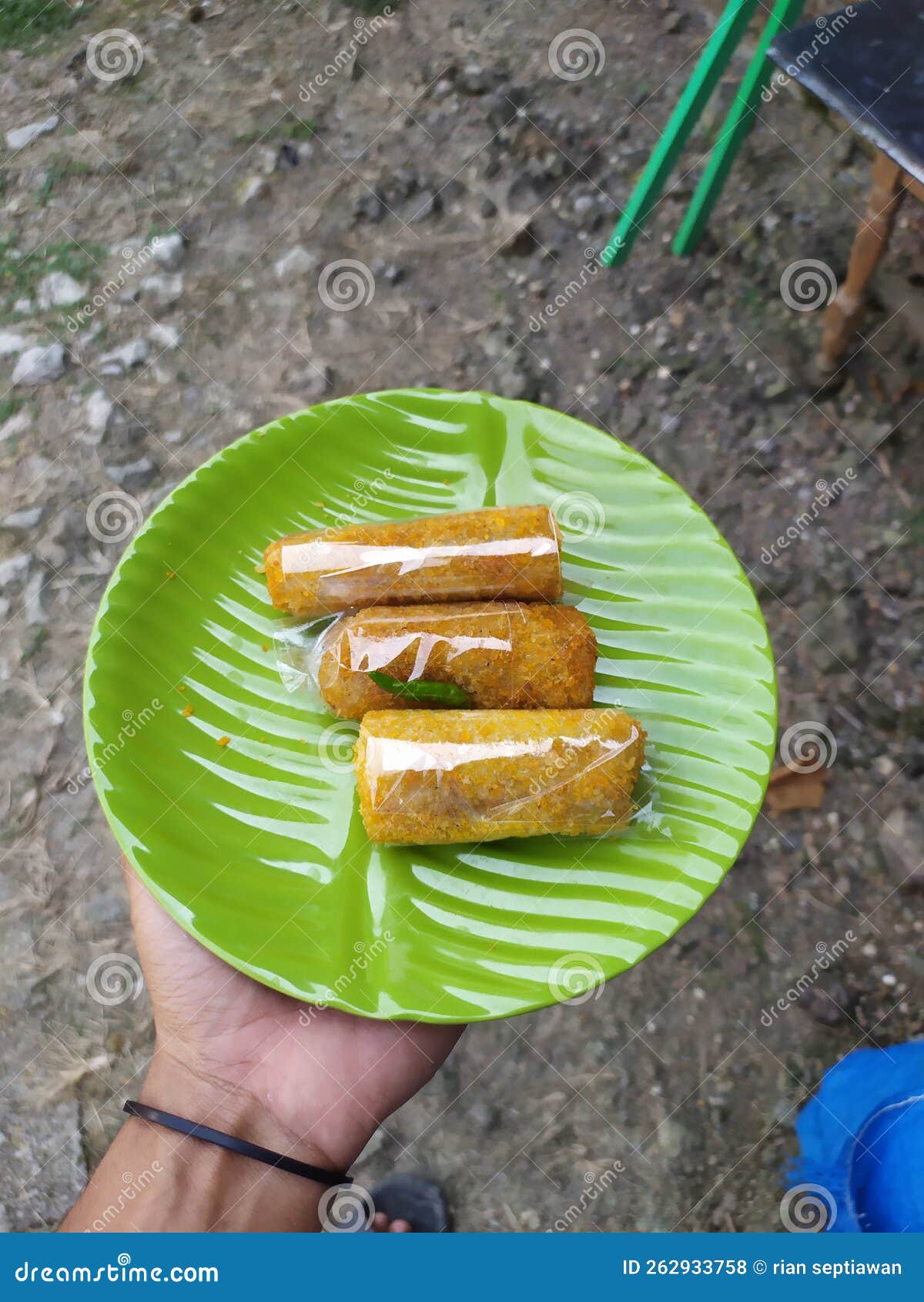 Indonesian snack food stock photo. Image of street, risol - 262933758