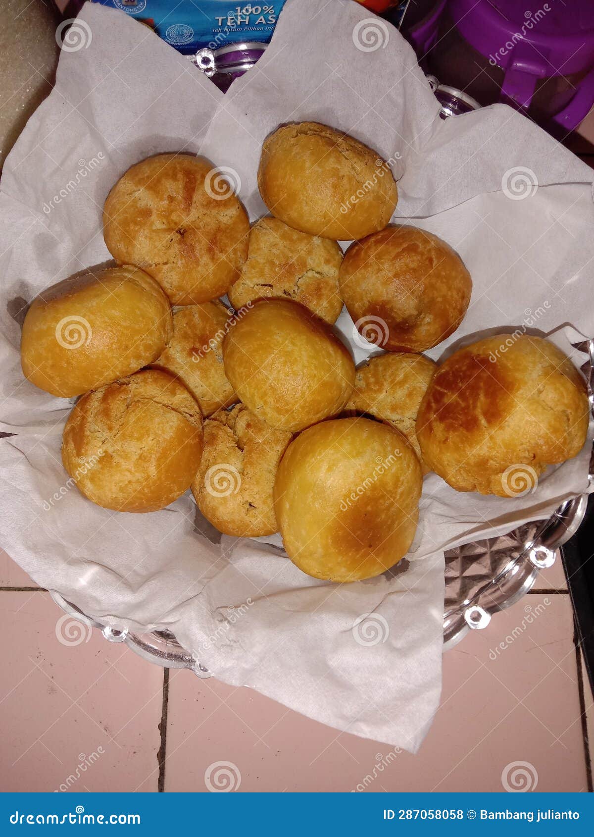 Fried Bread Snack from Indonesia Editorial Stock Photo - Image of ...