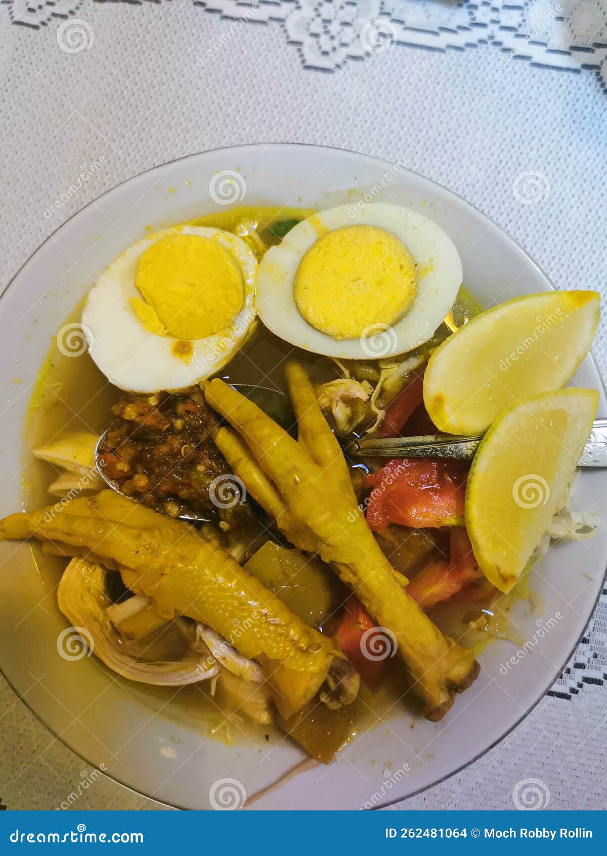Indonesian Soto Ceker stock photo. Image of indonesian - 262481064