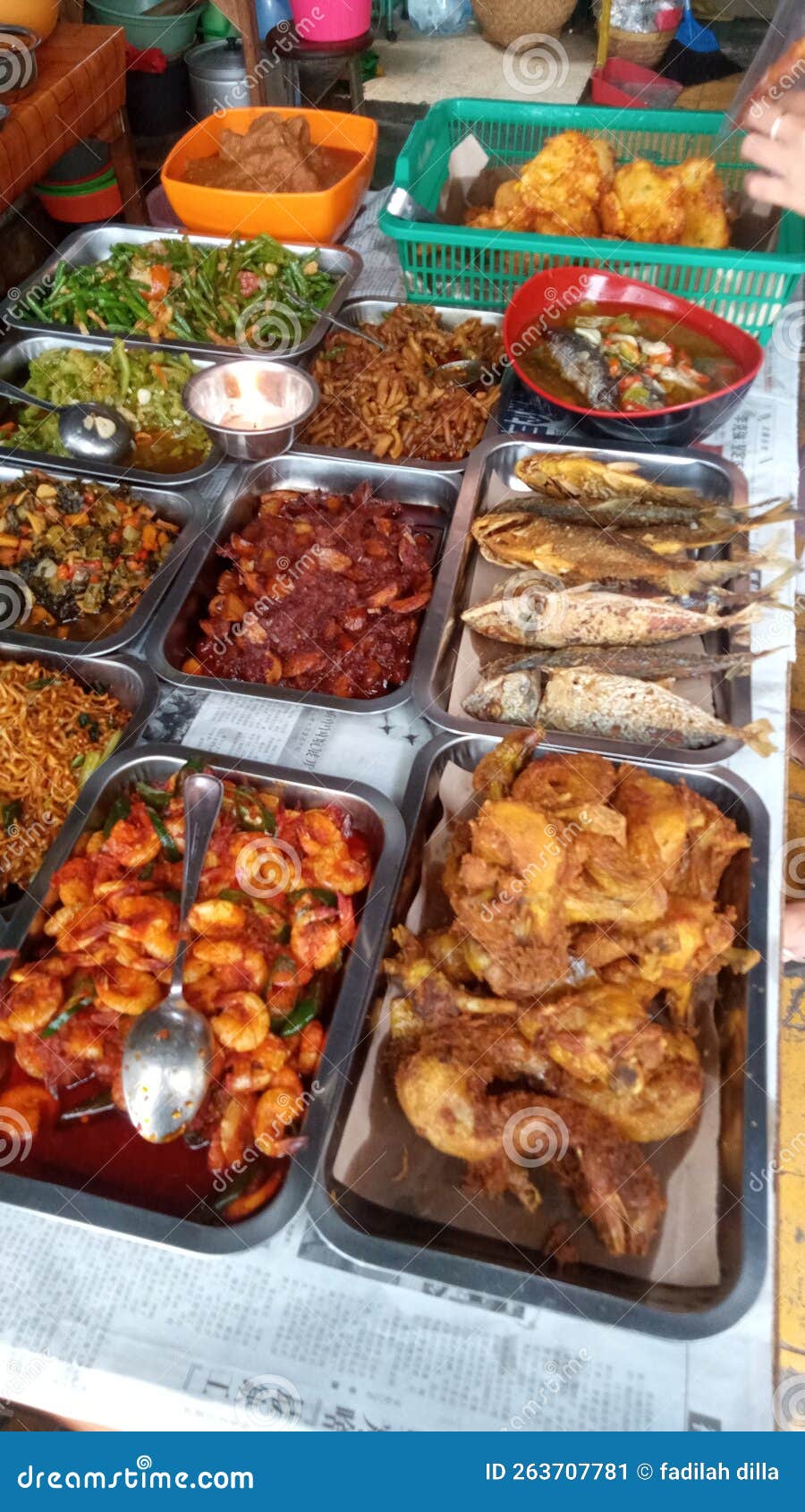 Indonesian special food stock image. Image of menu, special - 263707781