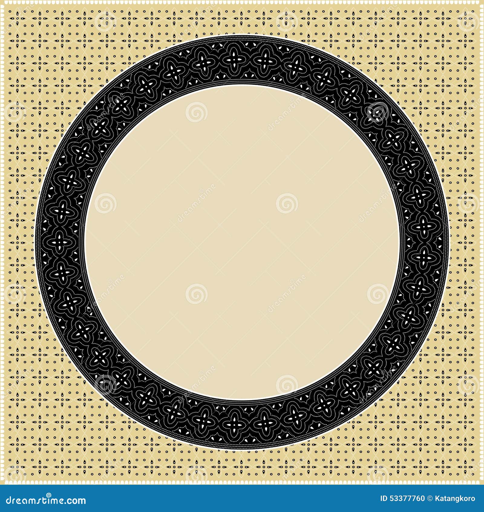 Indonesian Style Batik Fame Stock Vector - Illustration of batik, fancy ...