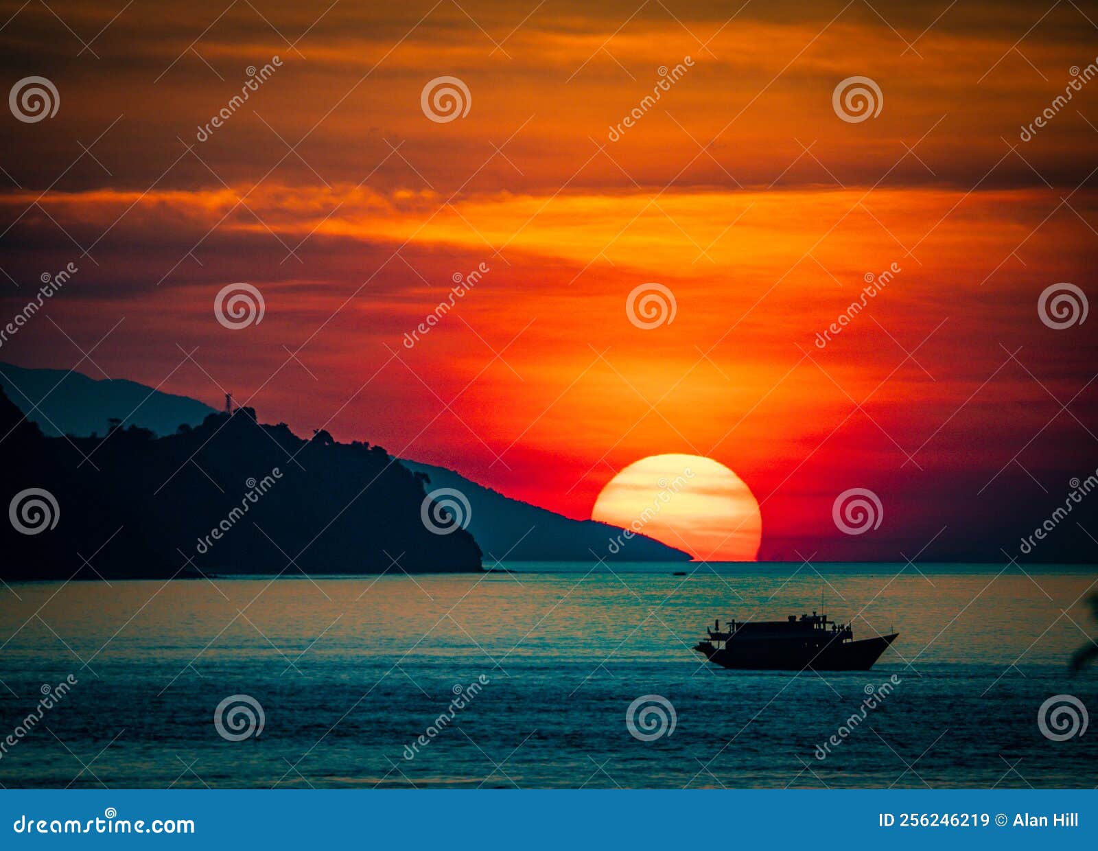 Indonesian Sunset. August 2022 Stock Image - Image of sunset ...