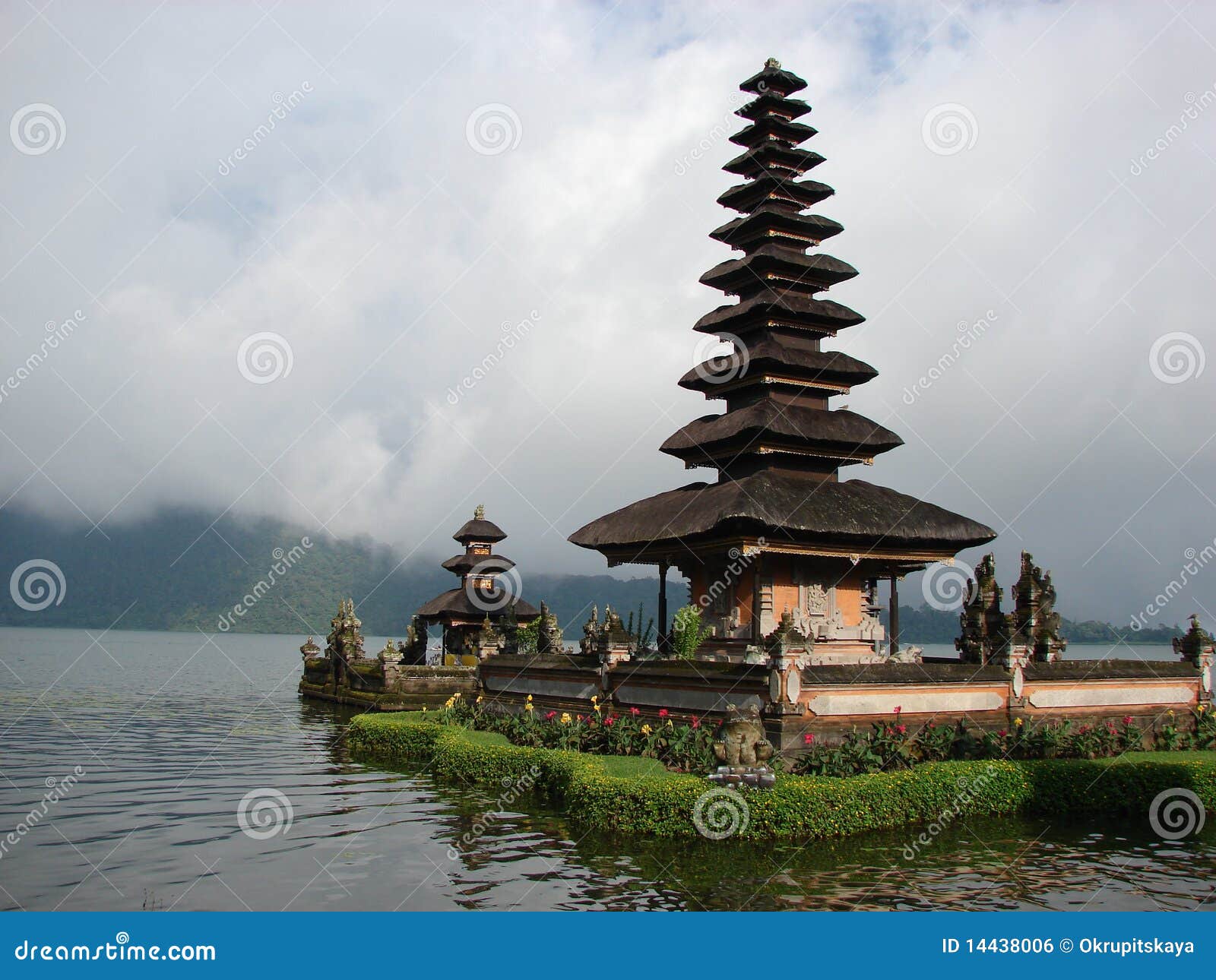 Indonesian temple stock photo. Image of building, asian - 14438006