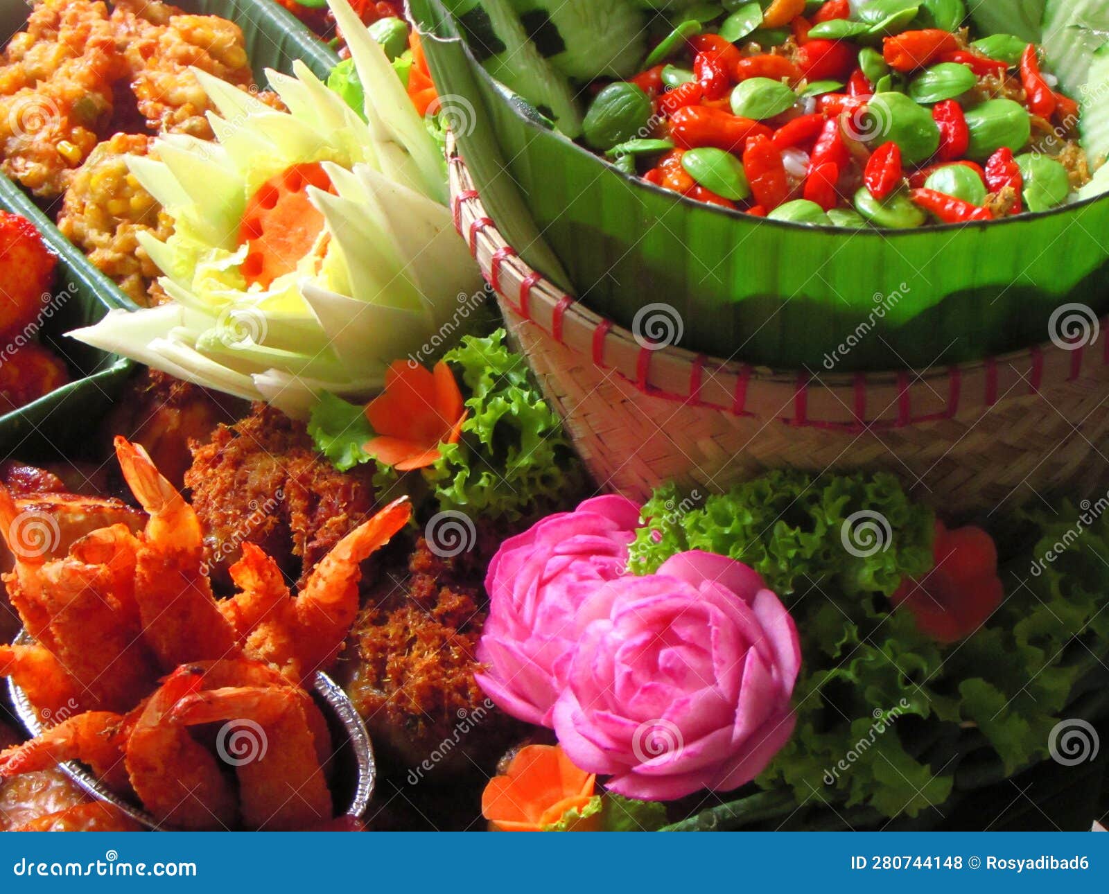 Indonesian Traditional Cuisine Stock Photo - Image of fgresh, cuisine ...