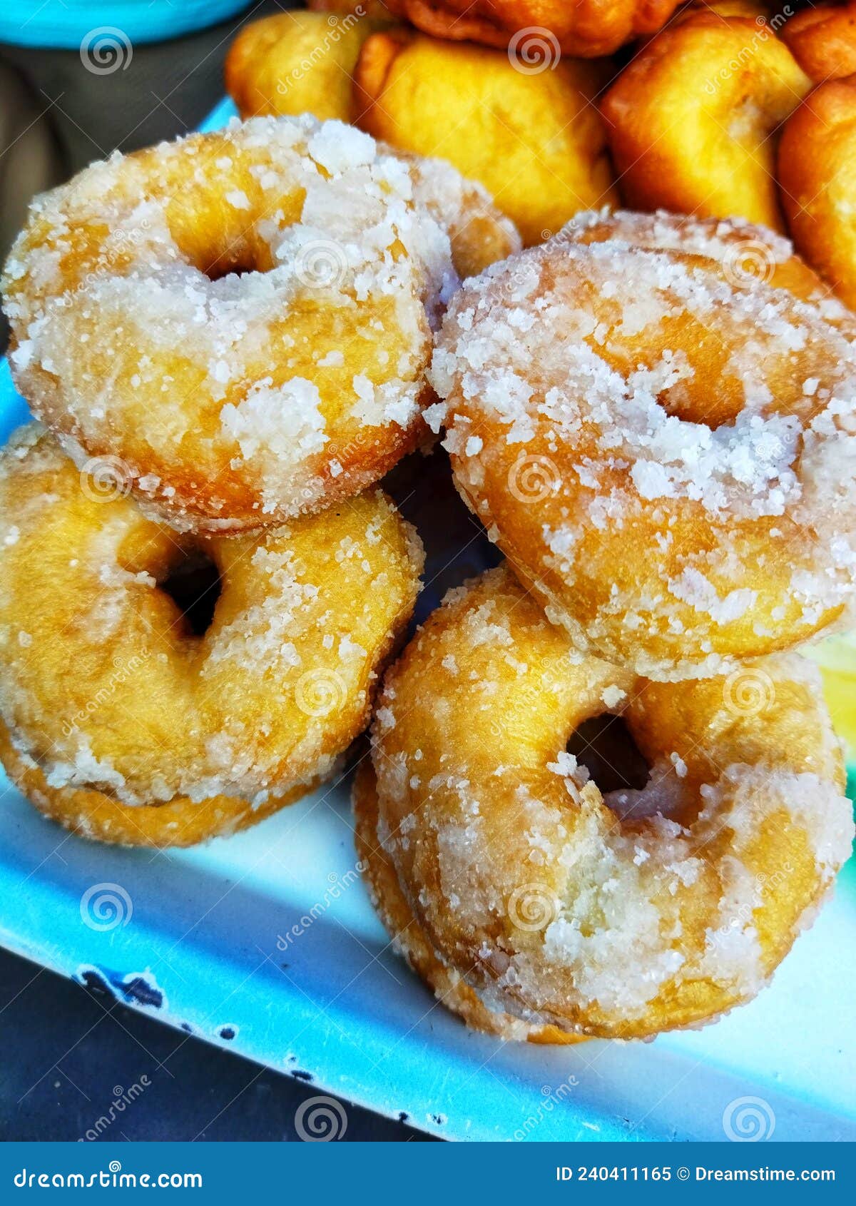 Indonesian Traditional Donut with Sugar Topping Stock Image - Image of ...