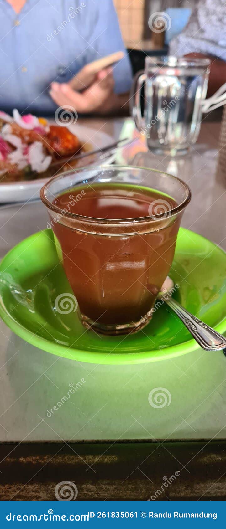 Indonesian Traditional Drink Bandrek Stock Image - Image of drink, hand ...