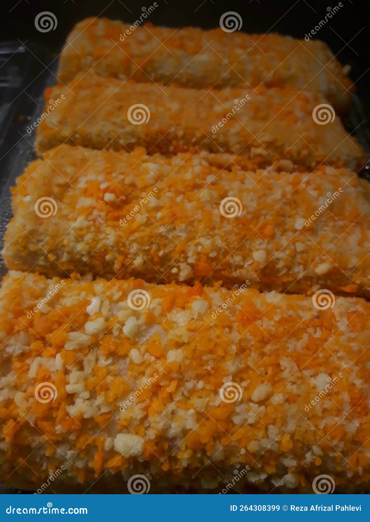 Indonesian Traditional Food Risol with Black Background Stock Image ...