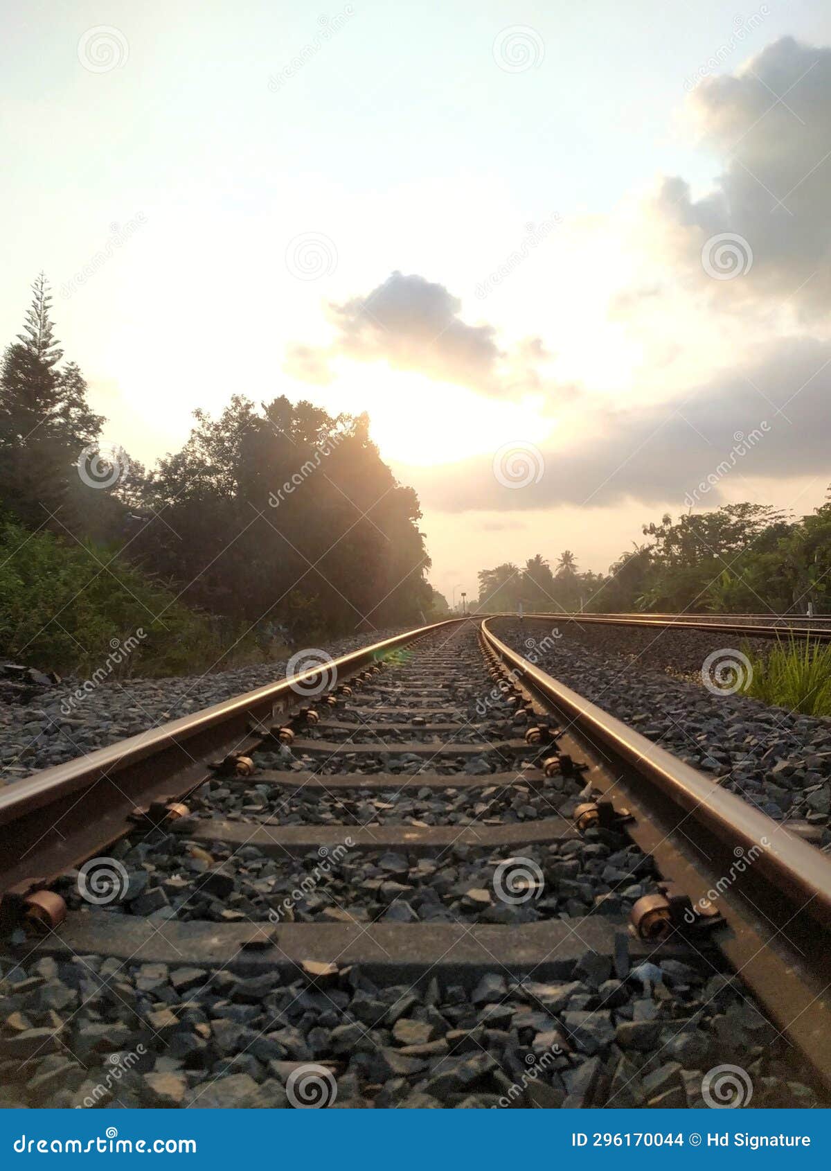 Indonesian train ways stock photo. Image of view, indonesian - 296170044