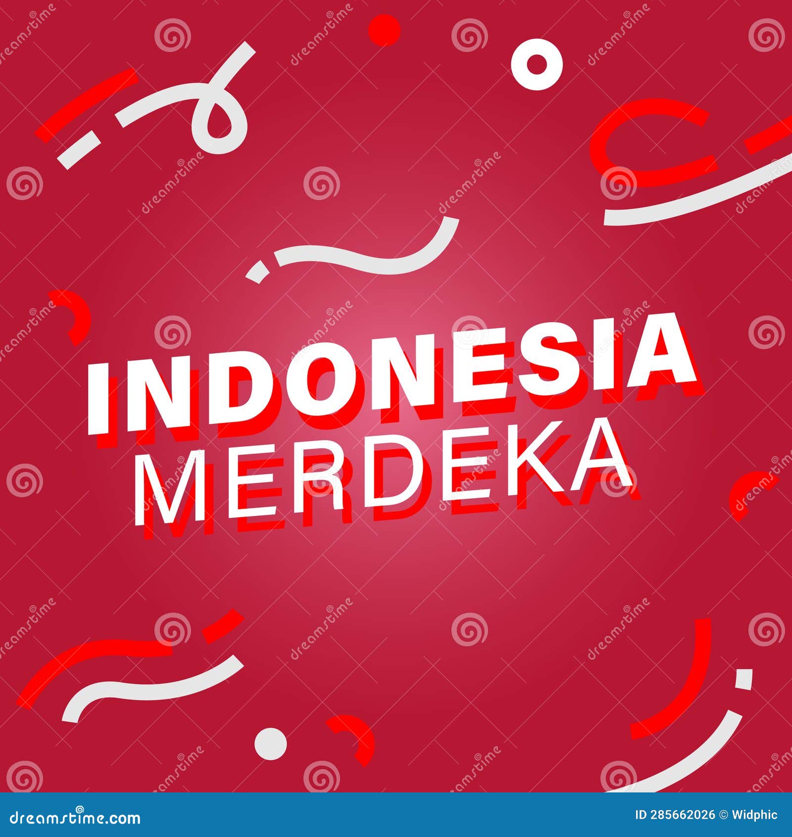 Indonesisa Merdeka Campaign Vector Stock Vector - Illustration of ...