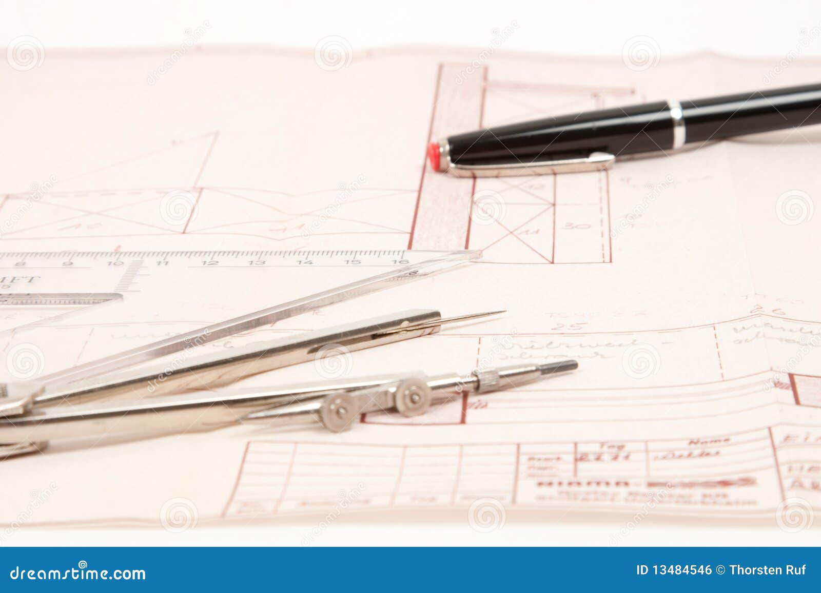 Indoor Architecture Construction Plan Stock Photo - Image of home ...