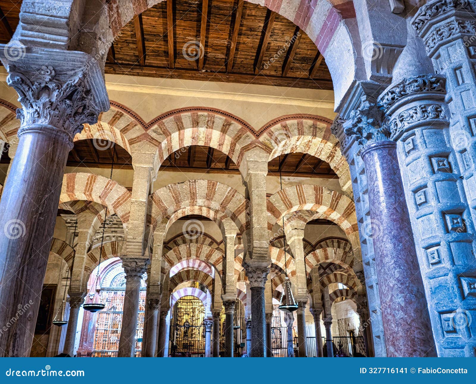 Indoor Architecture in the Islamic Mosque of Cordova, Spain Editorial ...