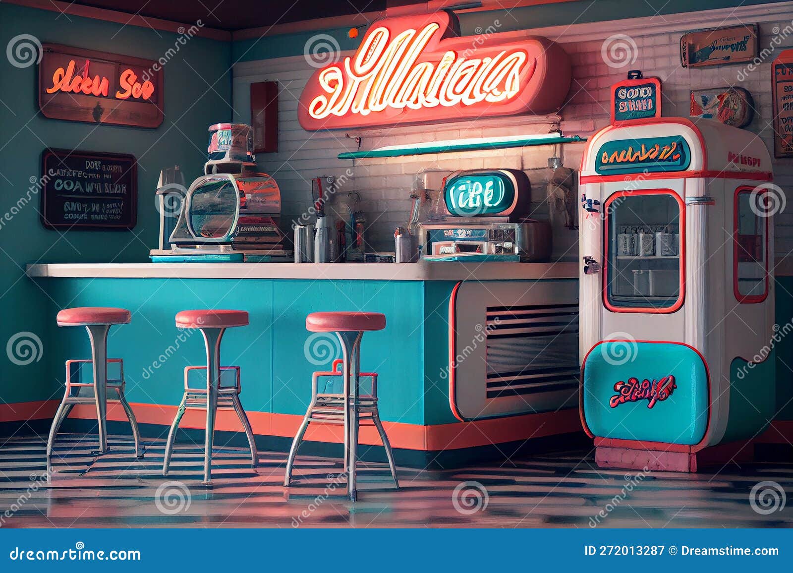 Indoor Bar with Modern Design, Serving Drinks ,generative AI Stock ...