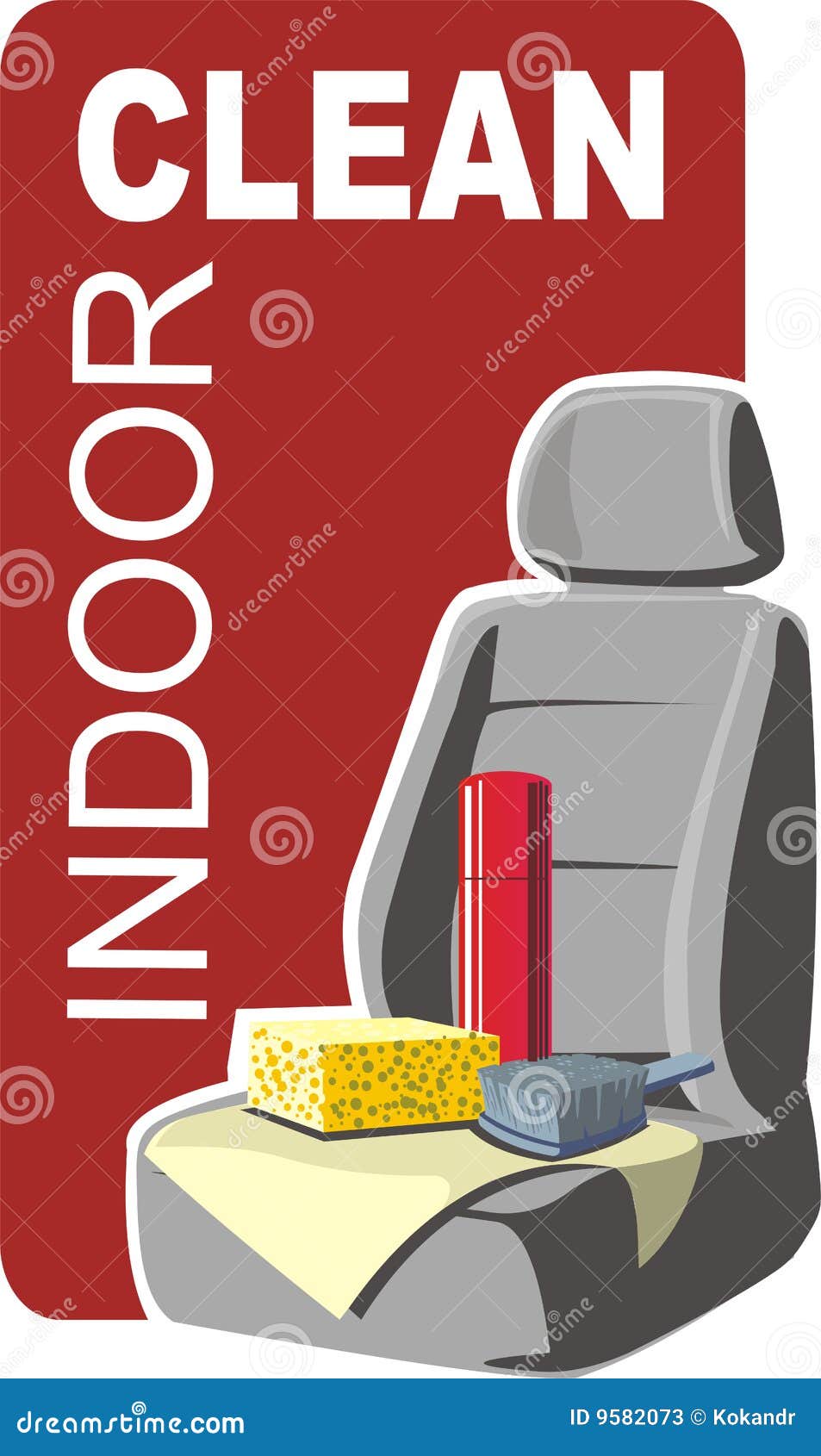 Indoor Clean Cartoon Vector | CartoonDealer.com #9582073
