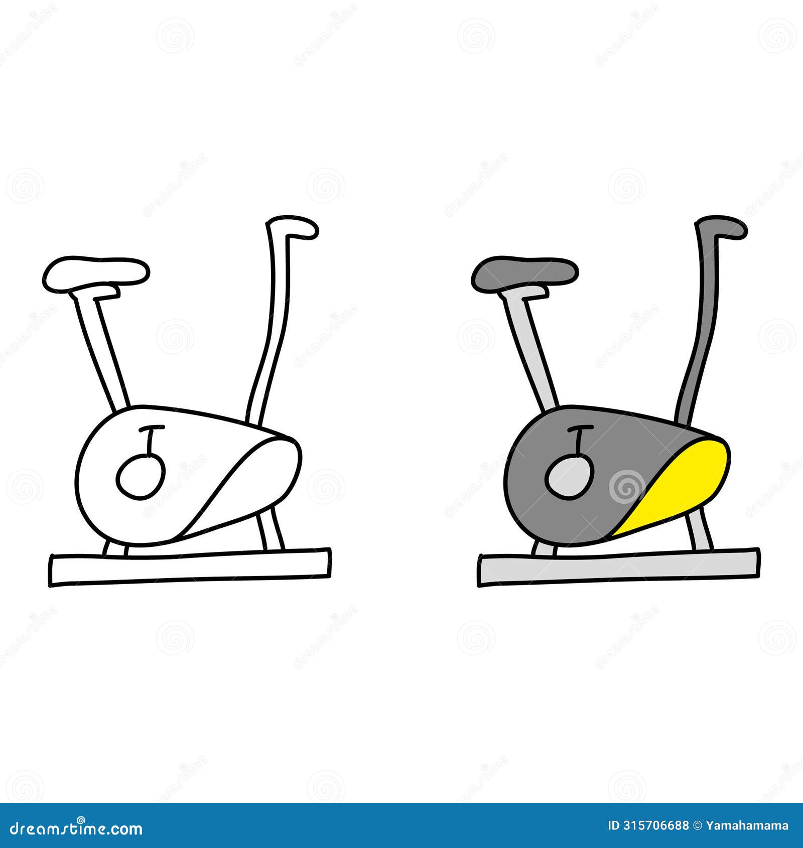Indoor cycle 2 stock vector. Illustration of icon, gray - 315706688