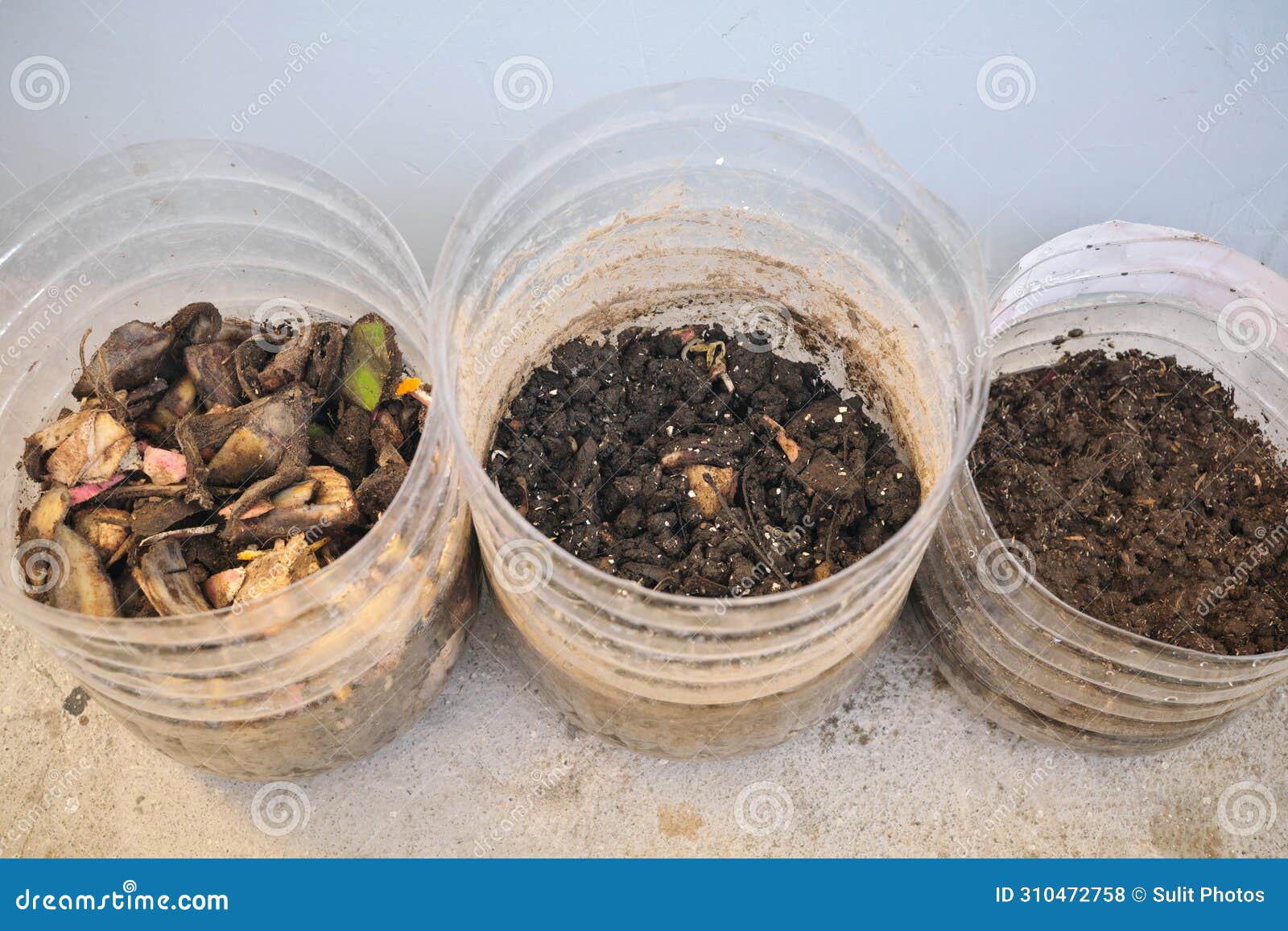 Indoor Diy or Do it Yourself Setup of Composting Kitchen Scraps in ...