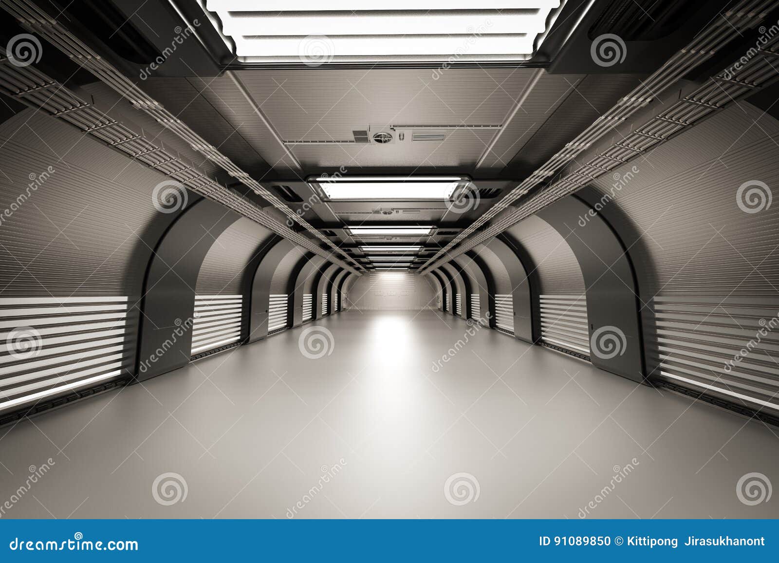 Indoor empty factory stock illustration. Illustration of inside - 91089850