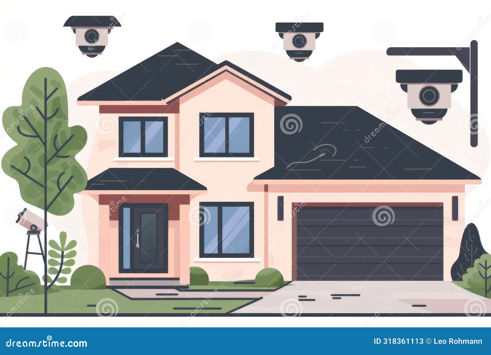 Indoor Filming Security is Maintained by Surveillance Systems and ...