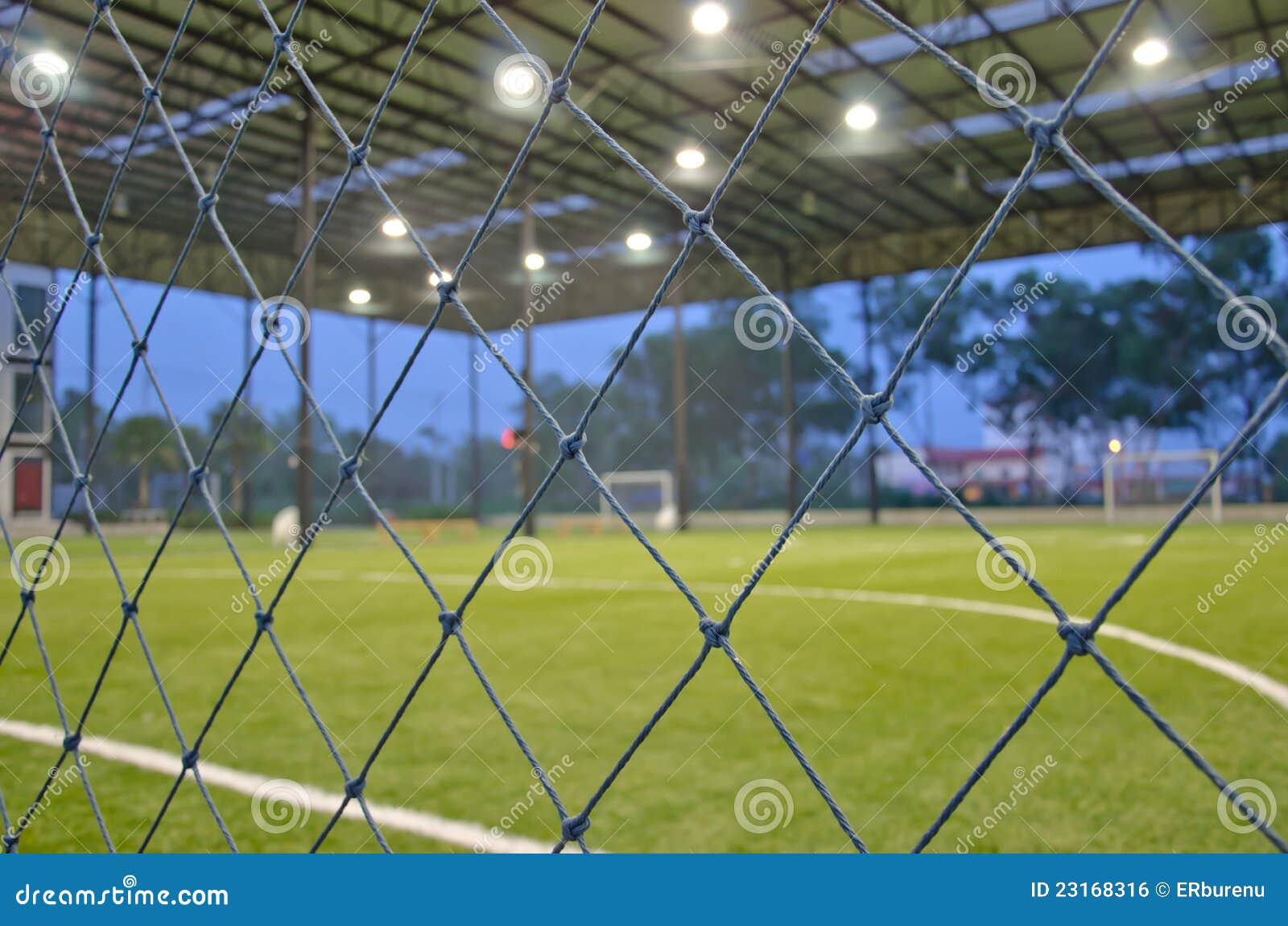 Indoor football field stock photo. Image of grass, player - 23168316