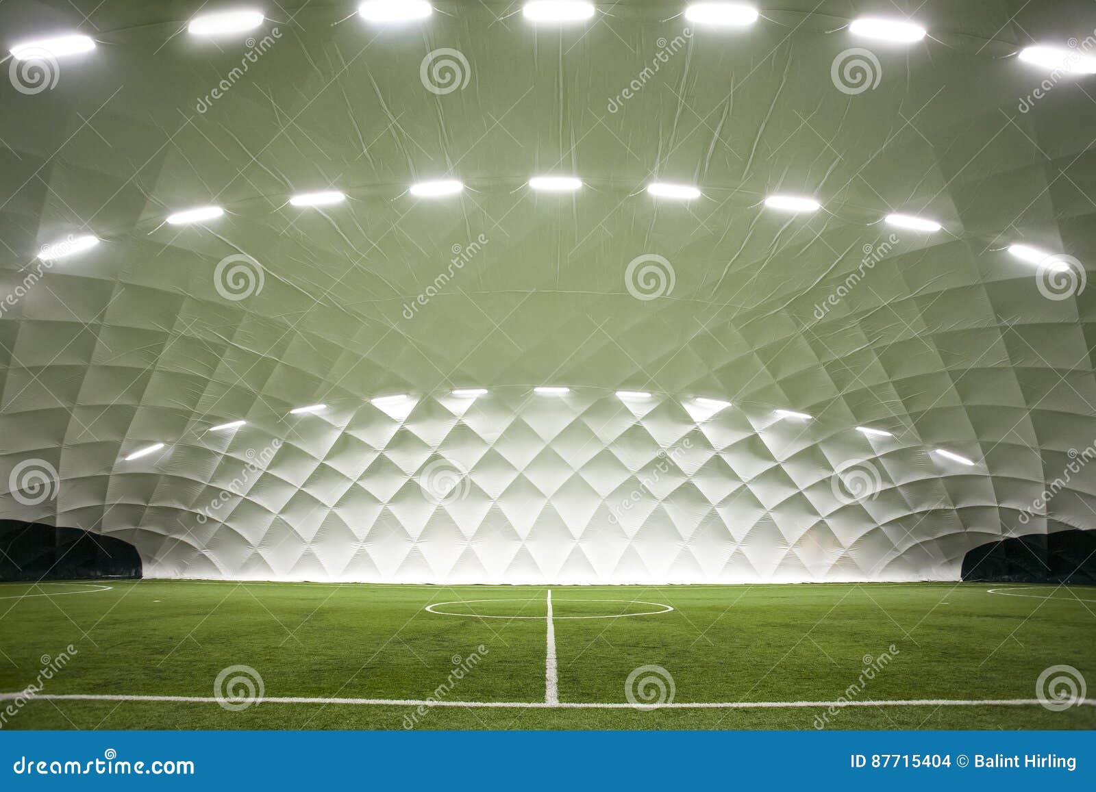 Indoor football field stock photo. Image of lifestyle - 87715404