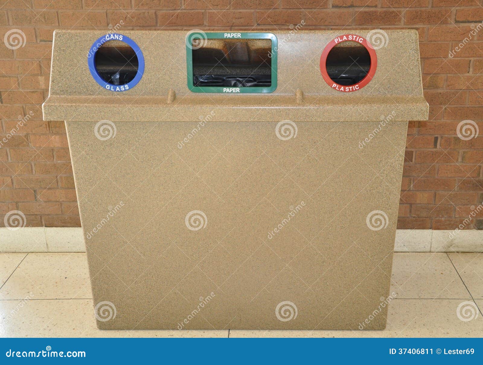 Indoor garbage bin stock image. Image of empty, cans - 37406811