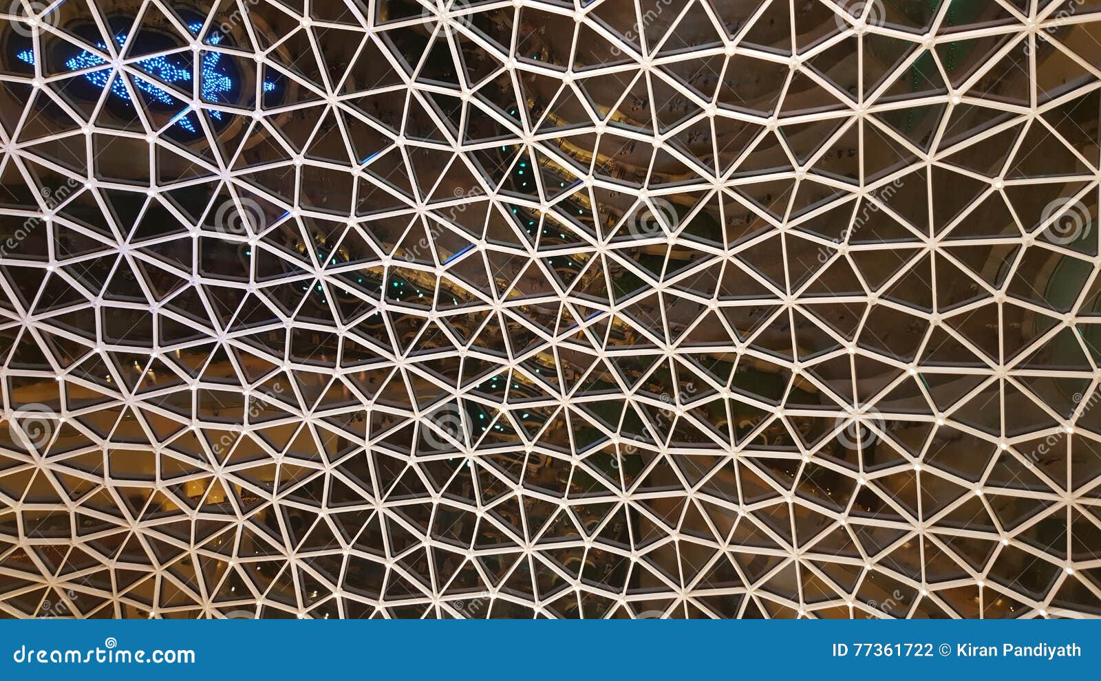 Indoor Glass Doom Reflections Stock Photo - Image of square, dome: 77361722