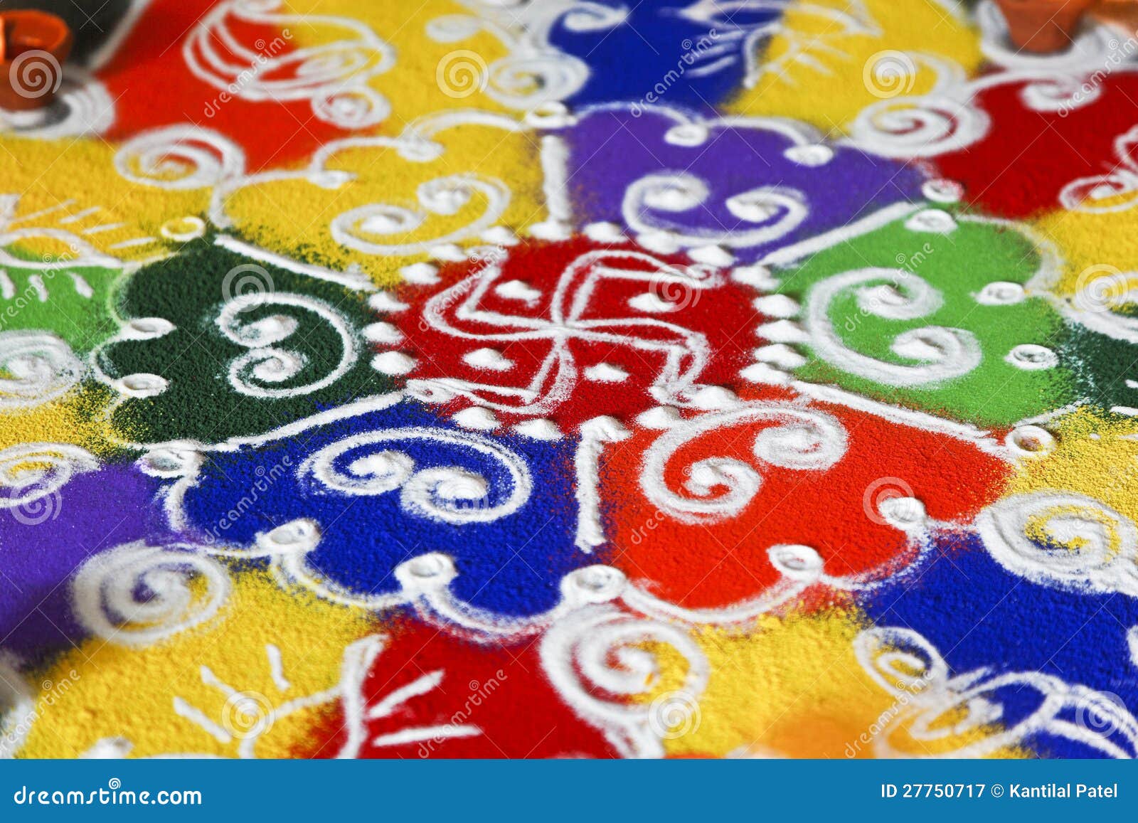 Indoor Hindu Rangoli Pattern Stock Image - Image of door, divali: 27750717