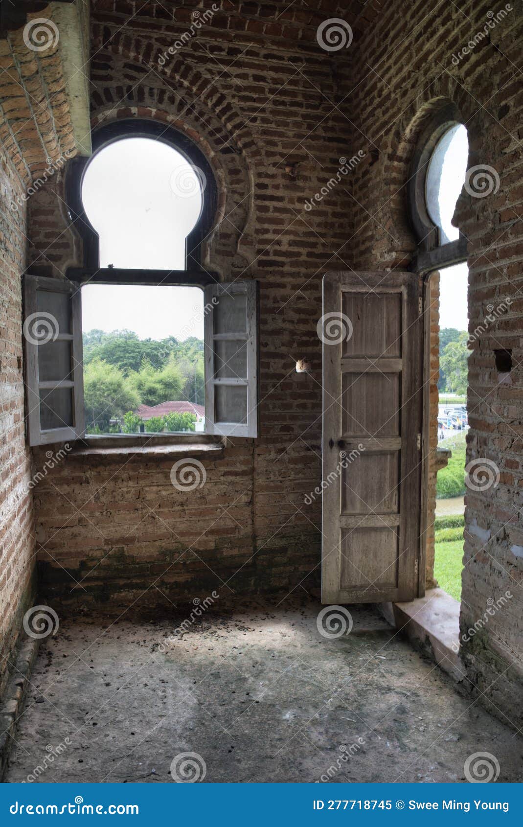 Indoor Scene of the Architectural Structure of the Deserted Colonial ...