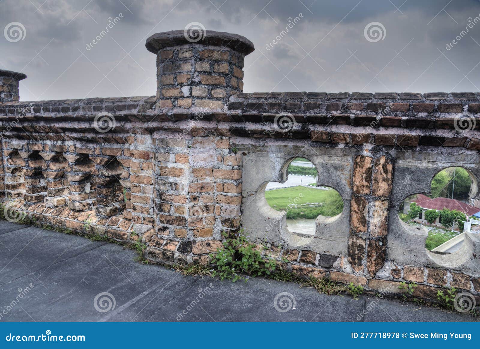 Indoor Scene of the Architectural Structure of the Deserted Colonial ...