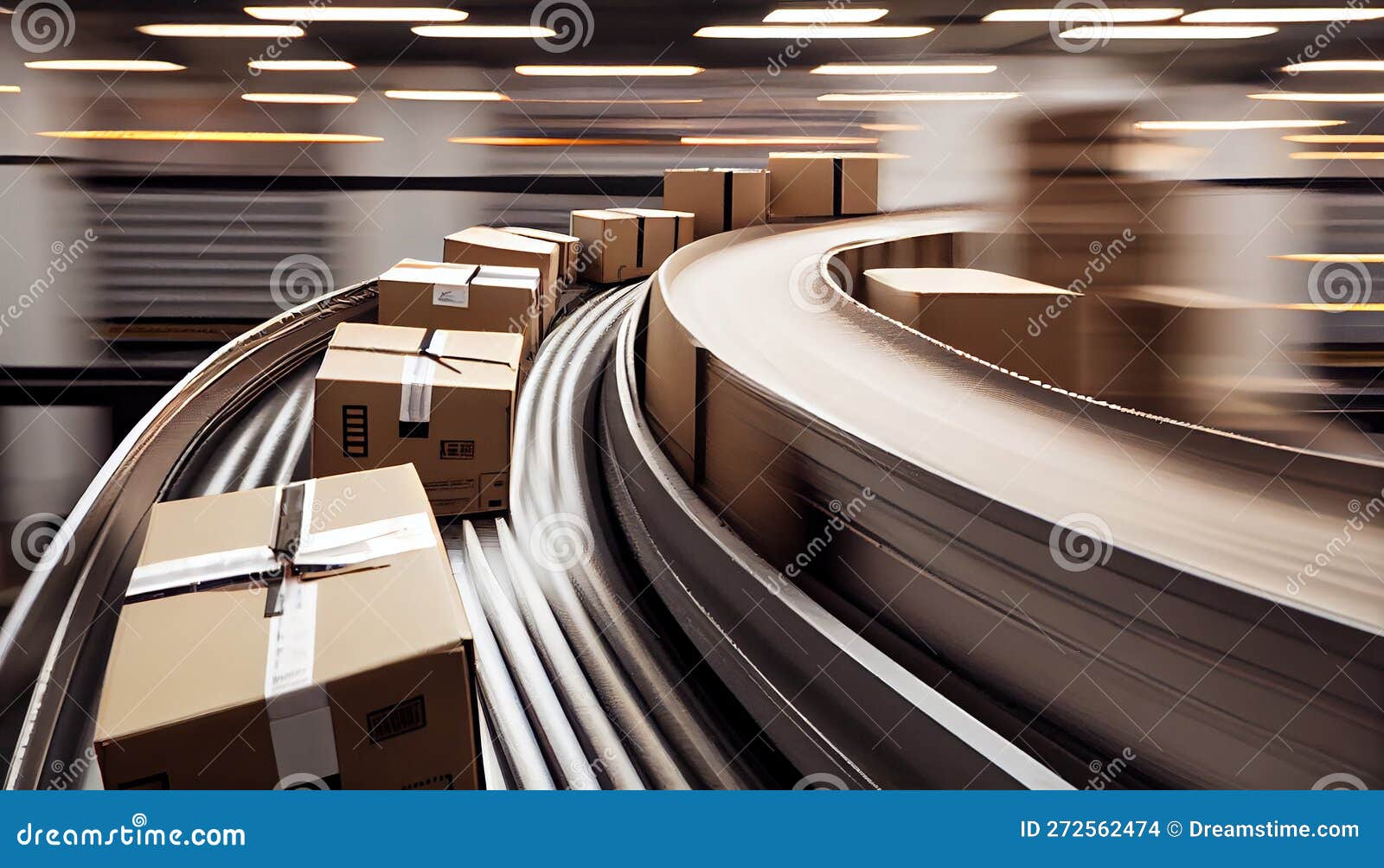 Indoor Industry Transportation in Motion Blurred Speed ,generative AI ...