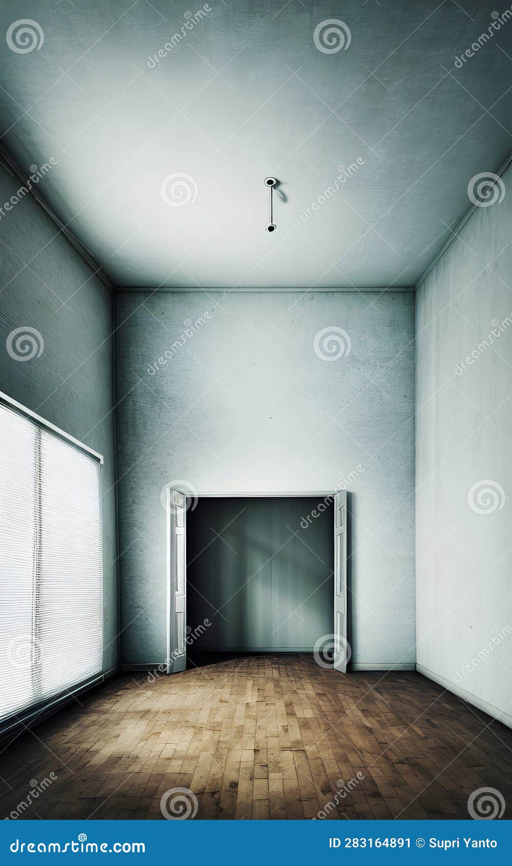 Indoor Interior Empty Space Room Background Stock Illustration ...