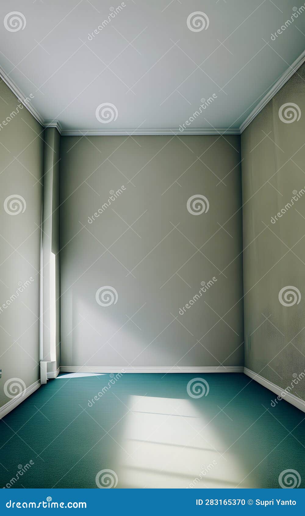 Indoor Interior Empty Space Room Background Stock Illustration ...