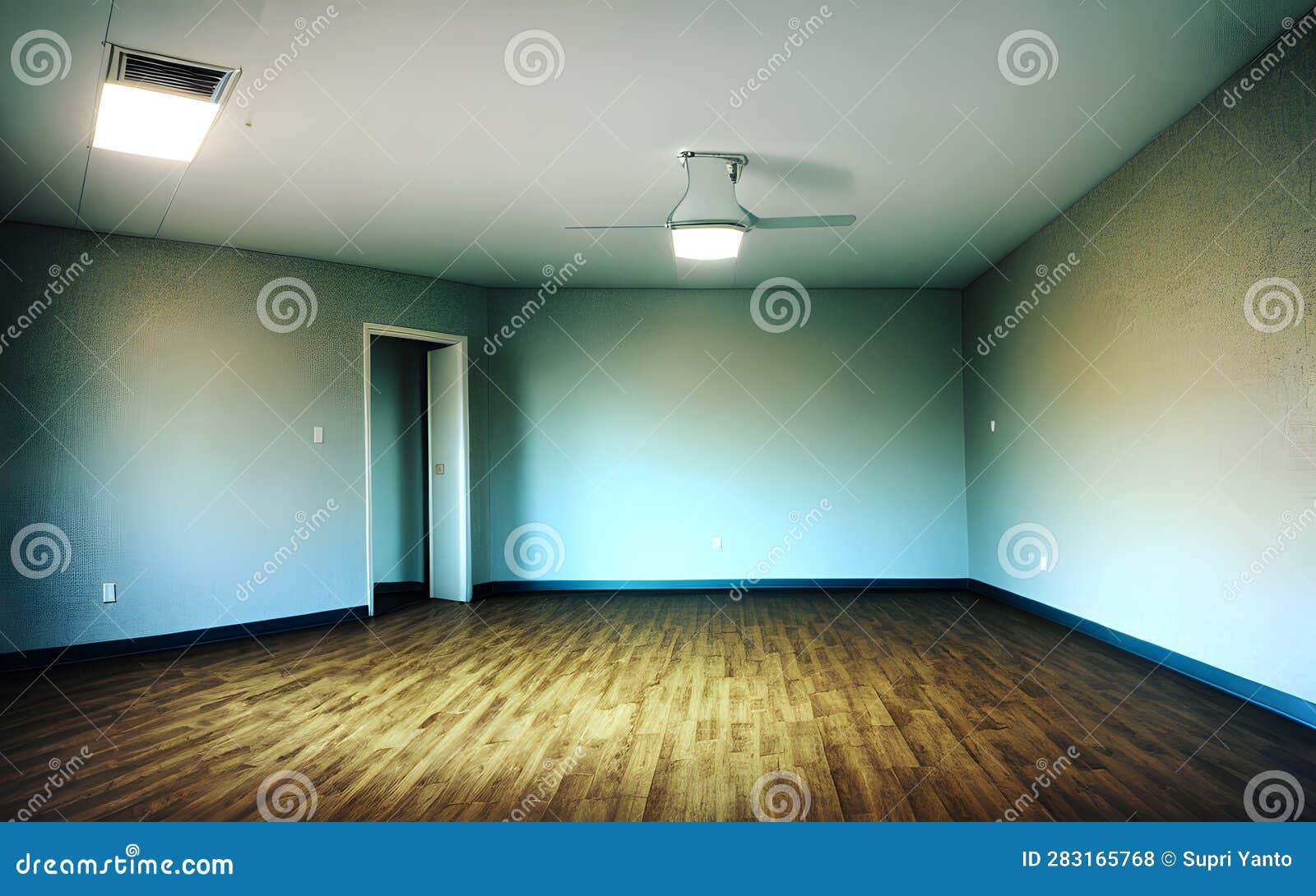 Indoor Interior Empty Space Room Background Stock Illustration ...