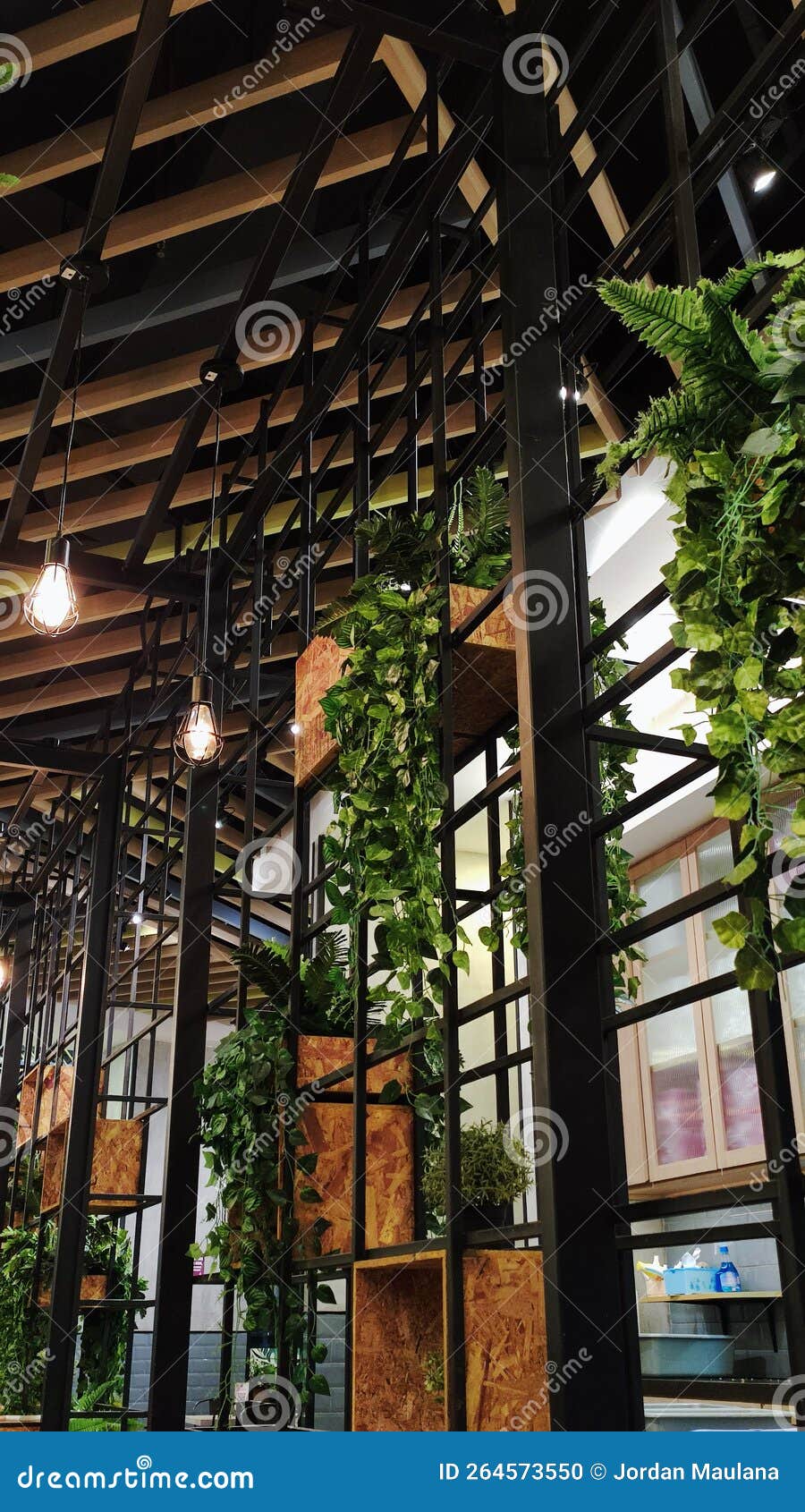 Indoor Mesh by Solaria Cafe Stock Photo - Image of cozy, suitable ...