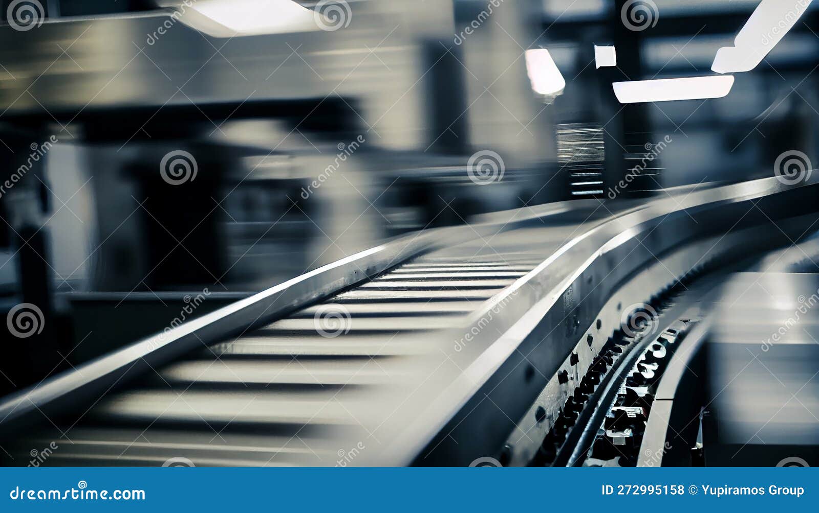 Indoor Modern Transportation Captures Blurry Speeding Commuters ...