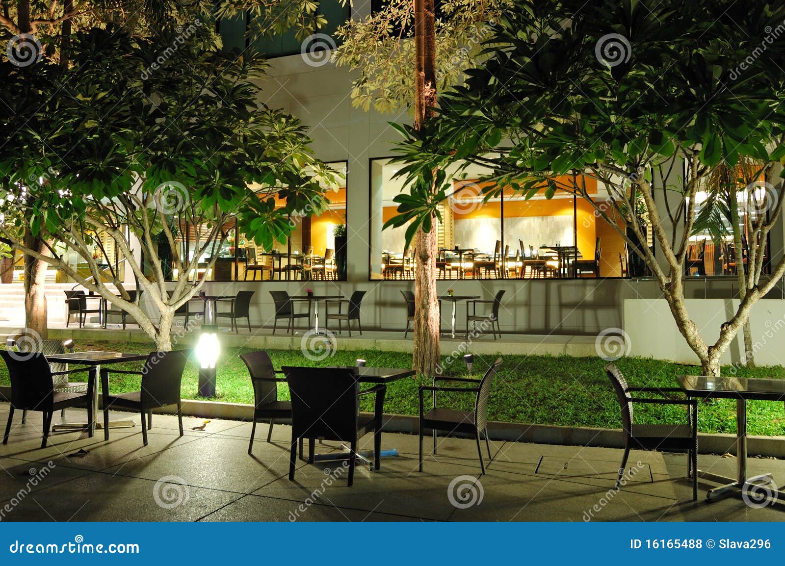 Indoor and Outdoor Restaraunts Stock Photo - Image of dusk, thailand ...