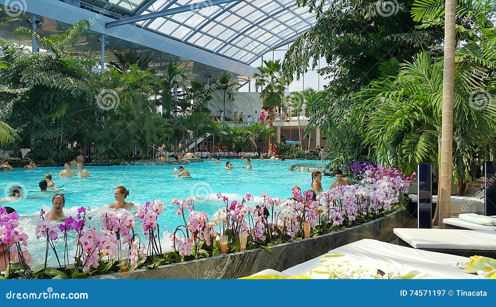 Indoor pool editorial photography. Image of indoor, bucharest - 74571197