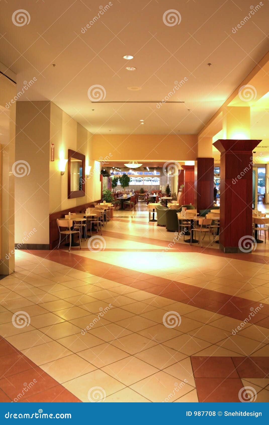 Indoor Restaurant stock photo. Image of full, ambiente - 987708