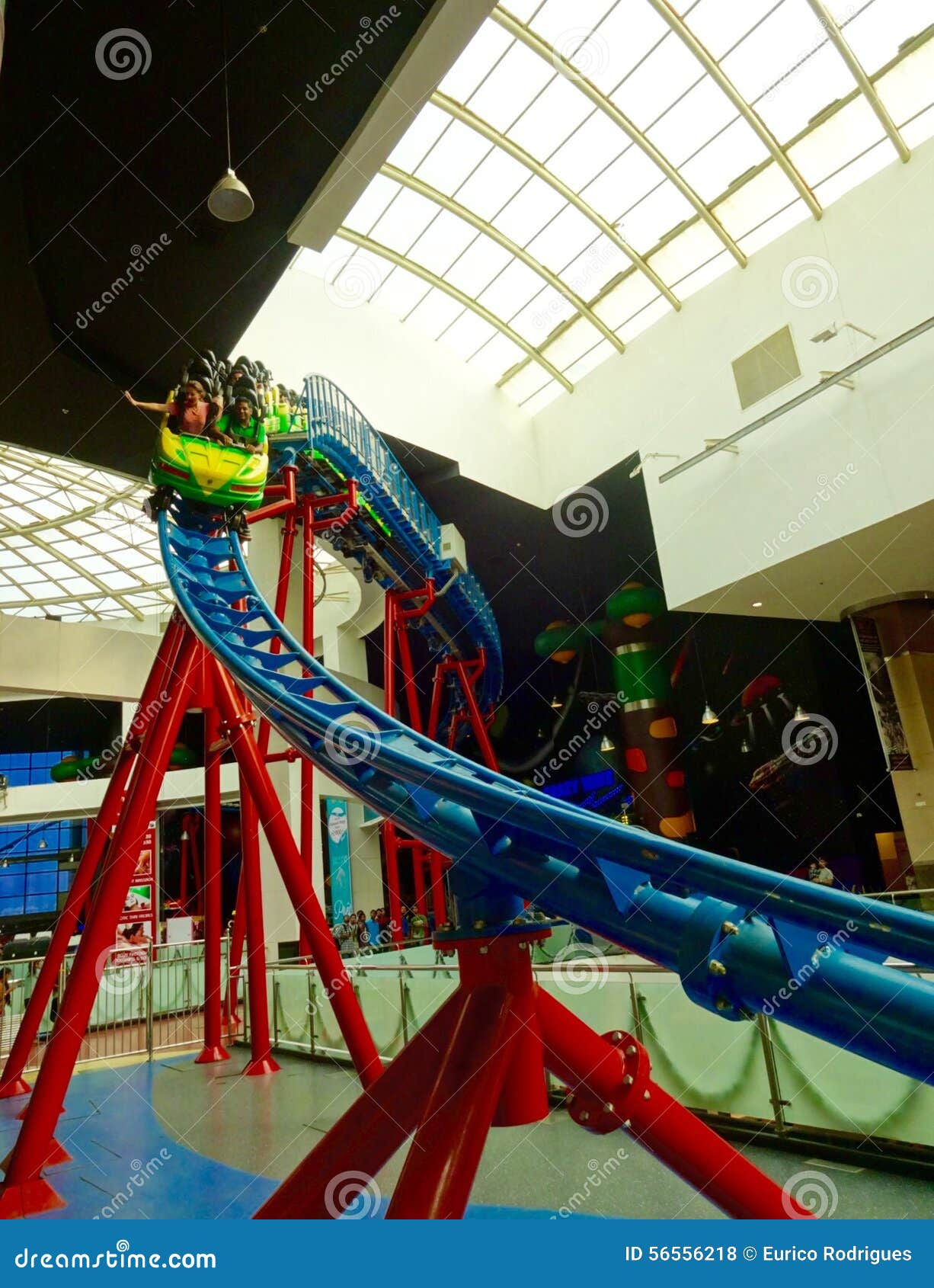 Indoor Roll-a-Coaster at a Mall Editorial Stock Photo - Image of indoor ...