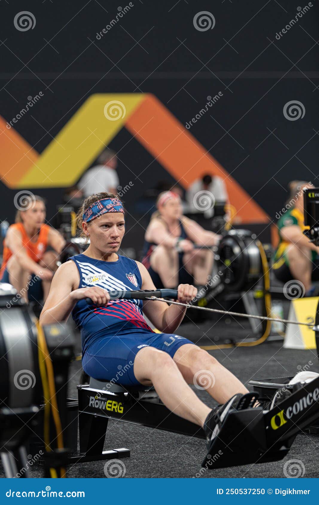 Indoor Rowing - Invictus Games in the Hague Editorial Image - Image of ...